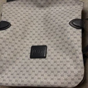 Gucci | Bags | Gucci Vintage Gg Canvas And Leather Crossbody Messenger ...